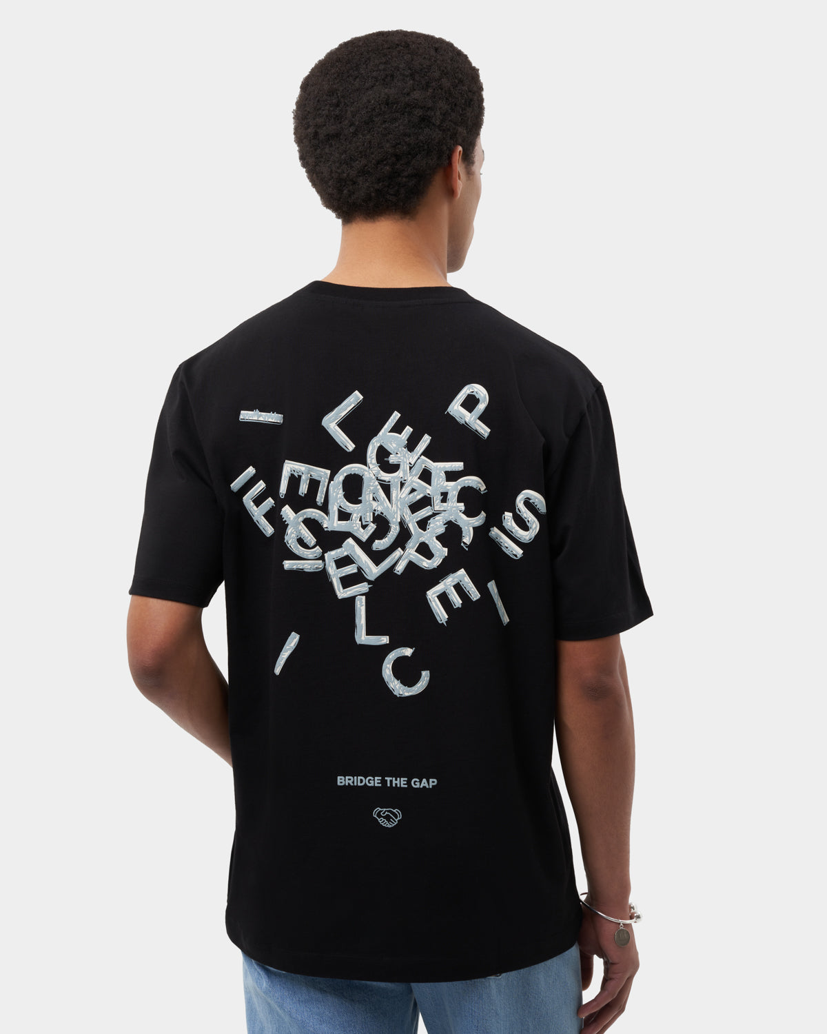 T-shirt Alphabet Black