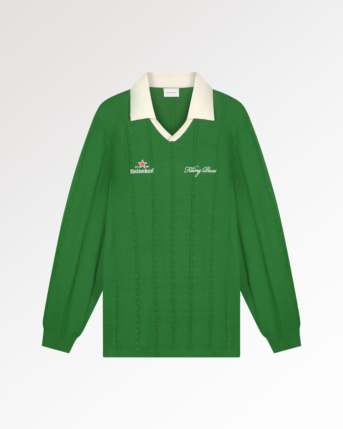 Knit Jersey Heineken Green - Filling Pieces